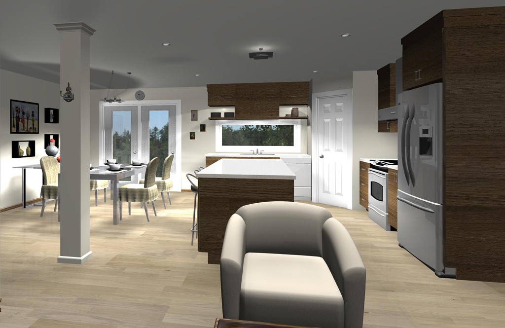 Prefabricated home model Cameron | Maisons Champoux