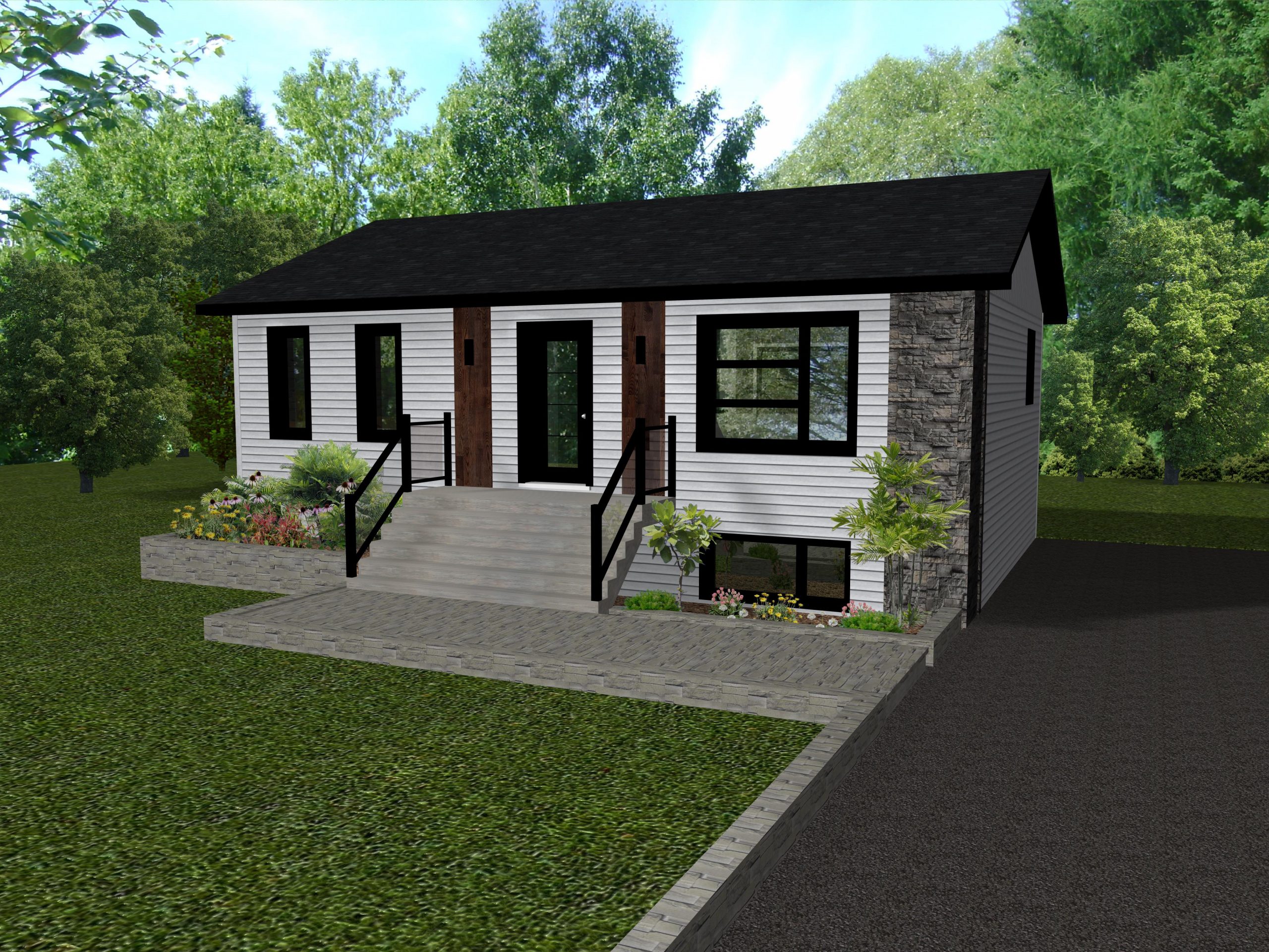 Modular home model Anticosti | Maisons Champoux